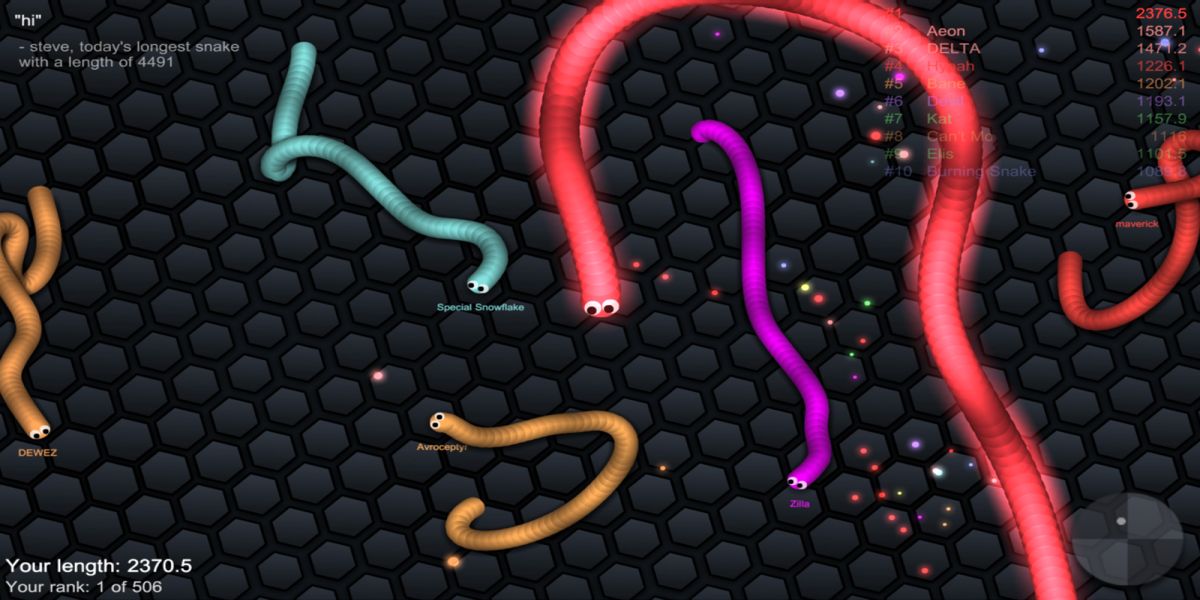 slither.io - miugame.com Games